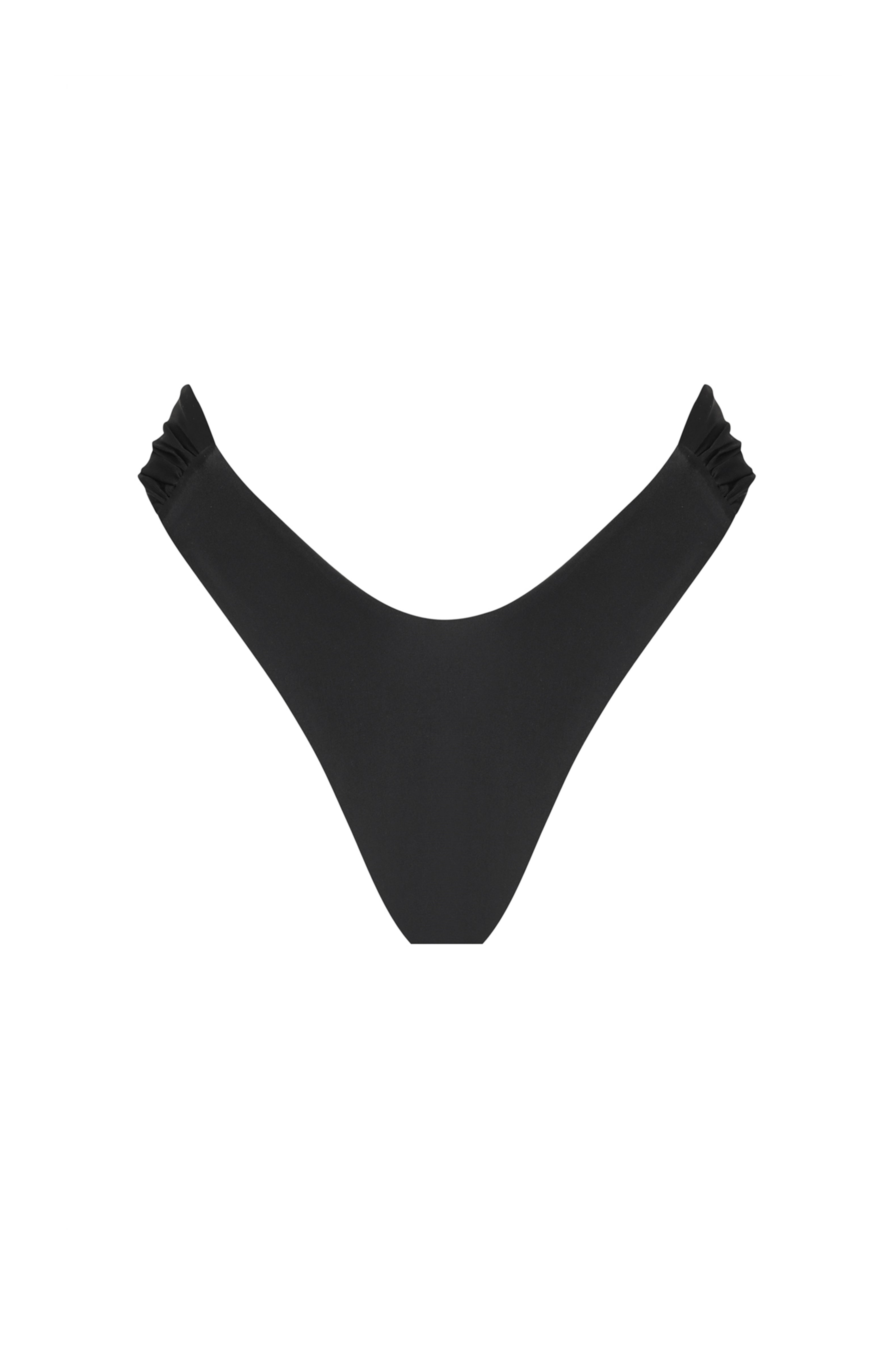Thea Bottom - Black | Cheeky Cut Ruched Detailing Bikini Bottoms – Sylk ...